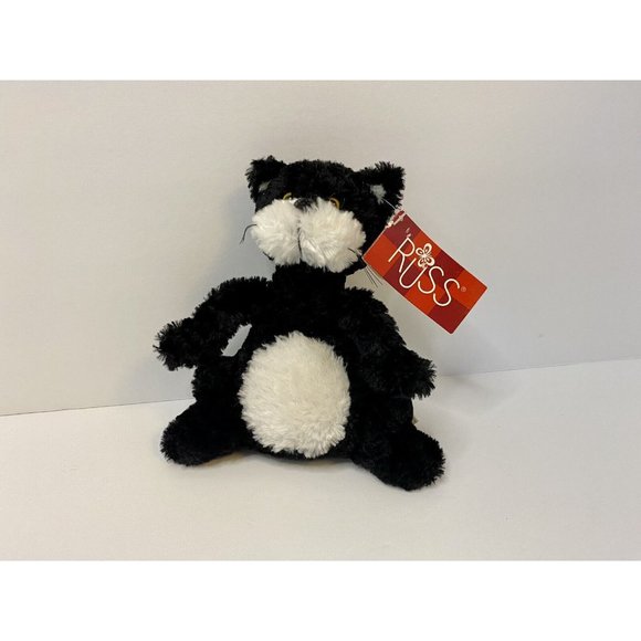 Russ | Toys | Russ Softies Scratch Black Tuxedo Kitty Cat Stuffed ...
